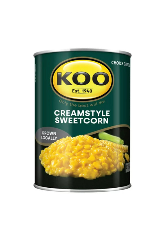 KOO Creamstyle Sweetcorn - 415g – SA Groceries