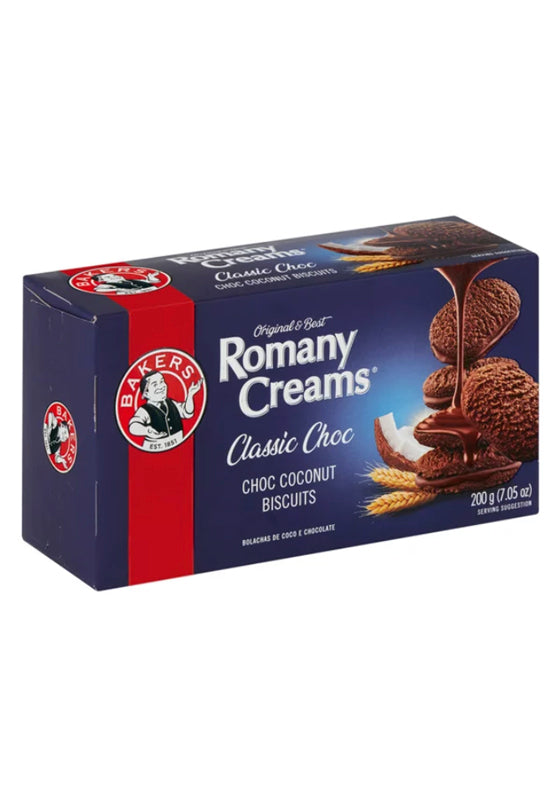 Bakers Romany Creams Classic Choc - 200g – SA Groceries